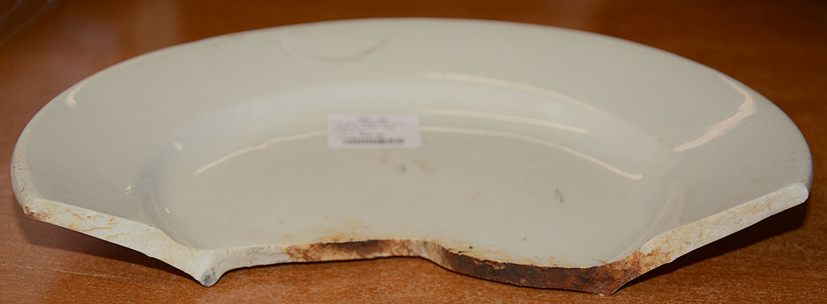 US QUARTERMASTER DEPT MARKED PLATE FROM FORT PEMBINA — Horse Soldier