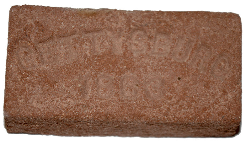 SMALL SOUVENIR GETTYSBURG 1863 CENTENNIAL BRICK — Horse Soldier