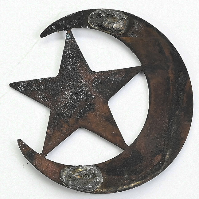EXCAVATED CIVIL WAR 7th CORPS BADGE — Horse Soldier