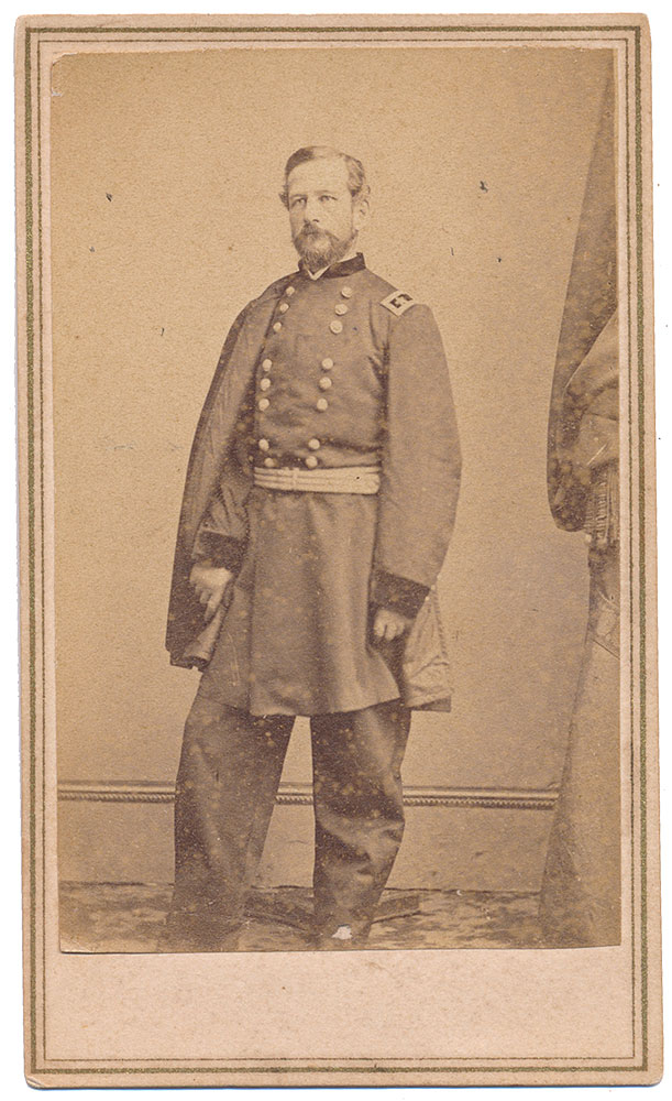 FULL STANDING VIEW OF GENERAL ALFRED PLEASONTON, LEADER OF THE UNION ...