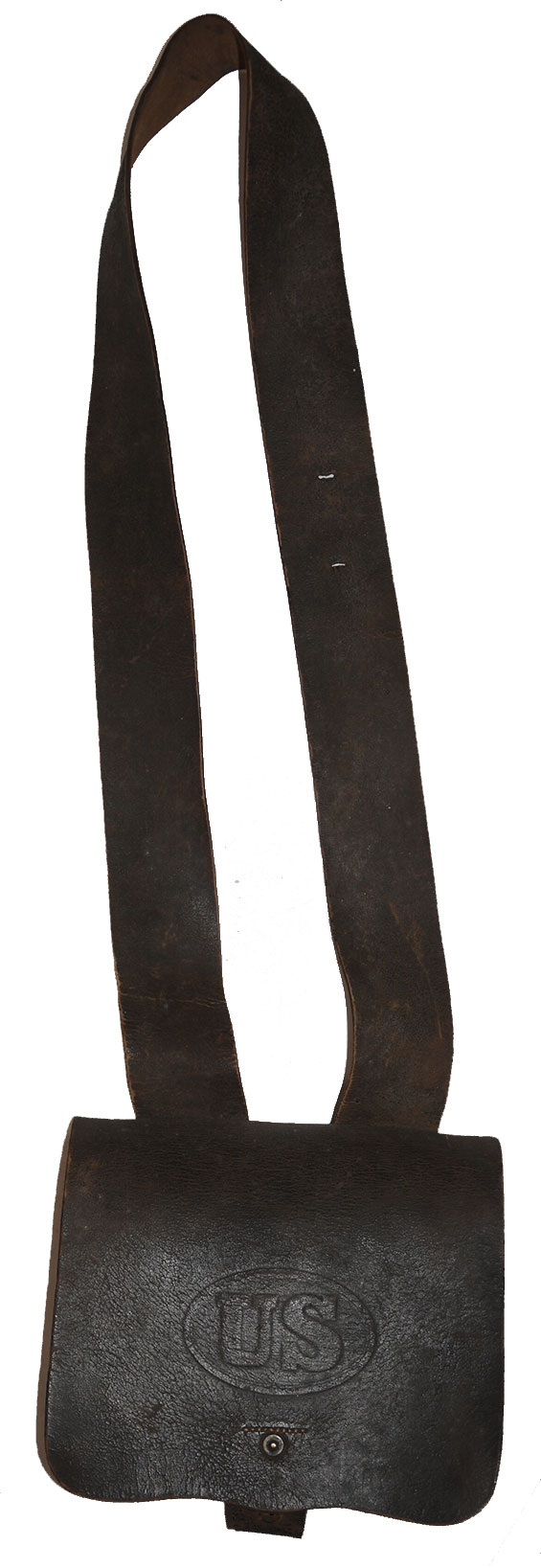 PATTERN 1864 CARTRIDGE BOX DATED 1865 WITH SLING — Horse Soldier