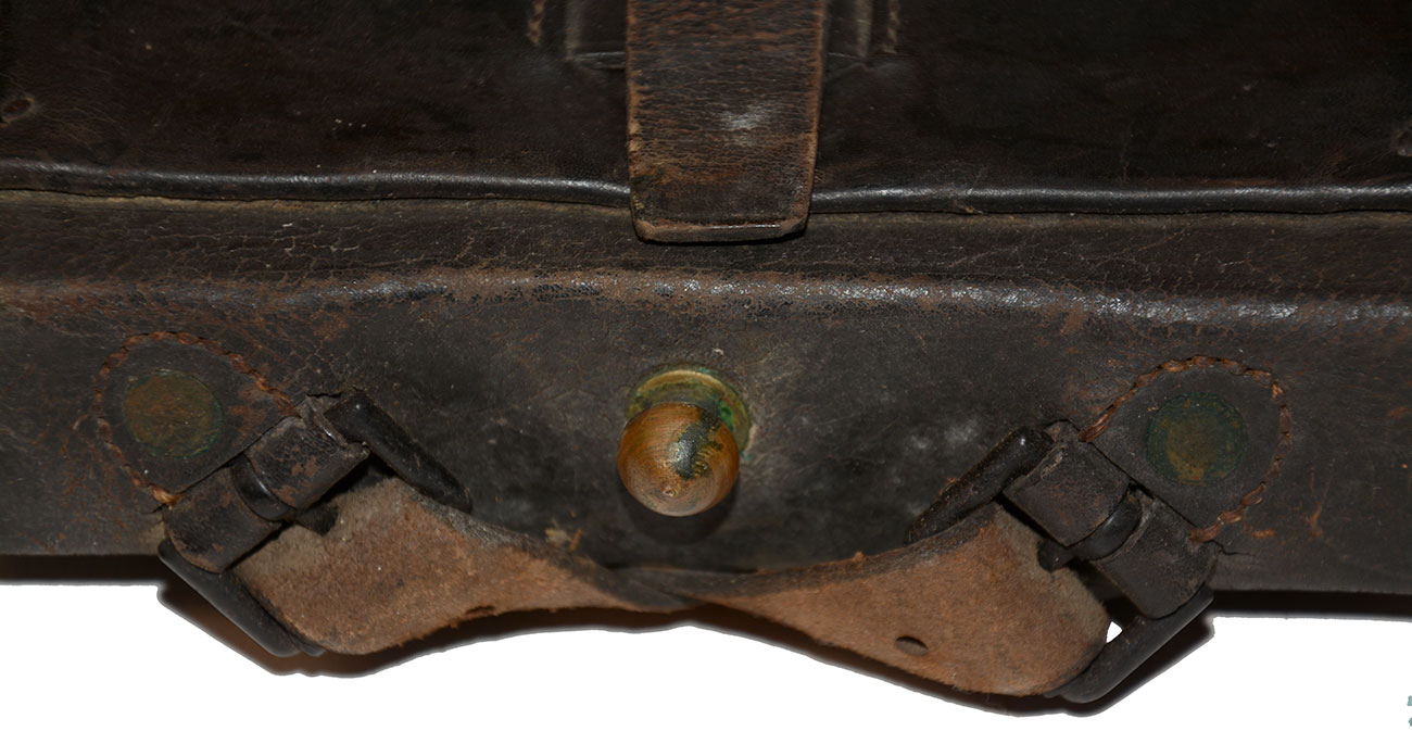 PATTERN 1864 CARTRIDGE BOX DATED 1865 WITH SLING — Horse Soldier