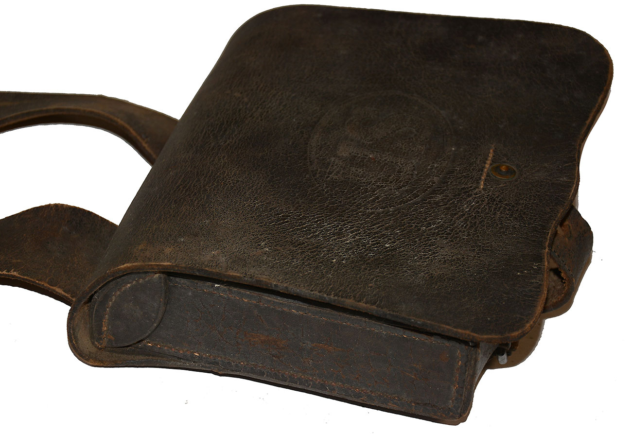 PATTERN 1864 CARTRIDGE BOX DATED 1865 WITH SLING — Horse Soldier