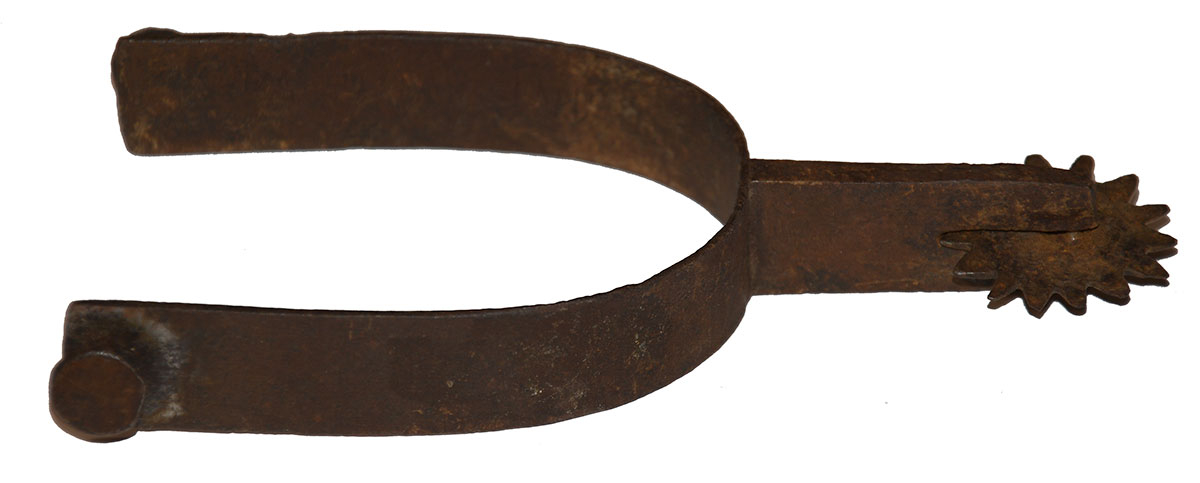 RELIC CONFEDERATE RICHMOND PATTERN RAKING SPUR — Horse Soldier