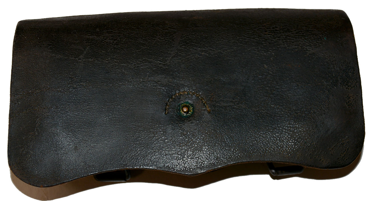CAVALRY CARBINE CARTRIDGE BOX WITH BURNSIDE CARTRIDGE — Horse Soldier