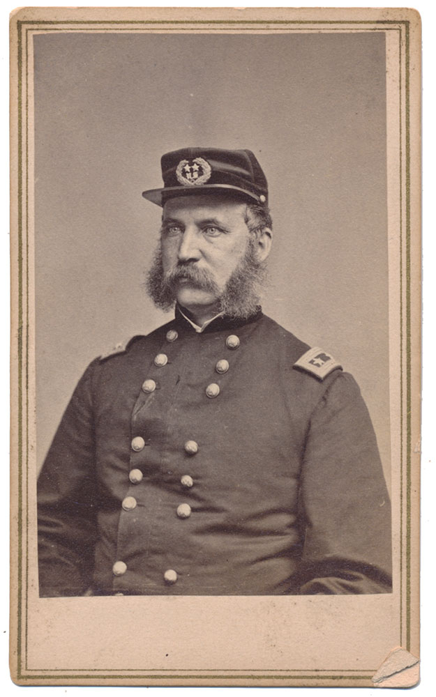 CDV OF 1861 FORT SUMTER DEFENDER - GENERAL JOHN G. FOSTER BY BRADY ...