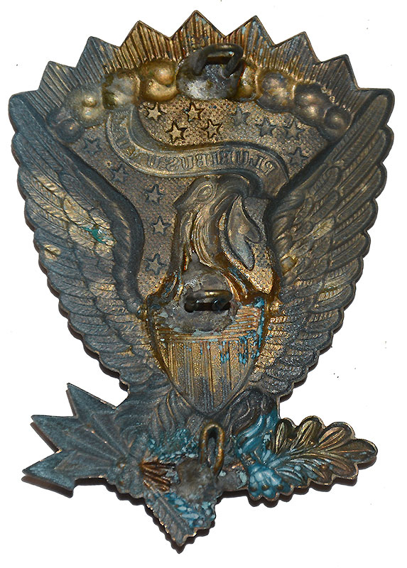 NON-DUG HARDEE HAT EAGLE INSIGNIA — Horse Soldier