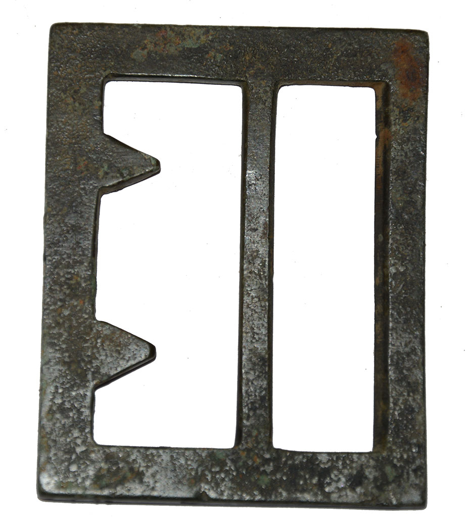 EXCAVATED CONFEDERATE FRAME BUCKLE FROM THIRD WINCHESTER — Horse Soldier