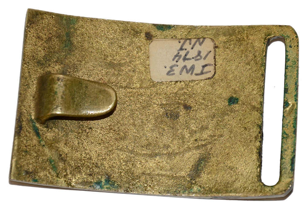 HAGNER PATTERN 1872 PATTERN NEW JERSEY WAIST BELT PLATE — Horse Soldier