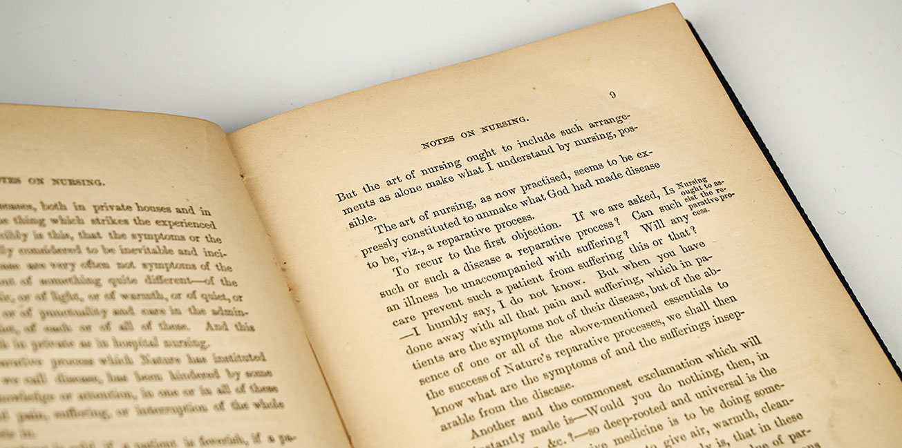 FLORENCE NIGHTINGALE: ORIGINAL 1860 FIRST AMERICAN EDITION OF NOTES ON ...