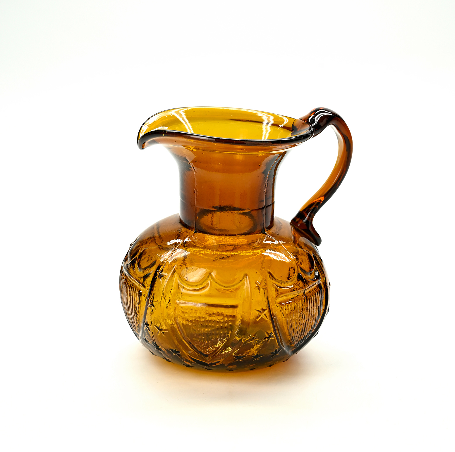 VINTAGE C1940-1970 CLEVENGER BROS. PATRIOTIC PITCHER — Horse Soldier