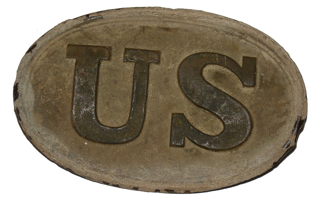 US CIVIL WAR PATTERN 1839 CARTRIDGE BOX PLATE RECOVERED AT ...