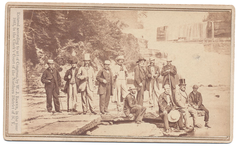 CDV OF SECRETARY OF STATE WILLIAM H. SEWARDS DIPLOMATIC PARTY AT ...