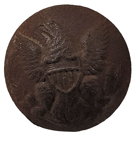 US GENERAL SERVICE EAGLE COAT BUTTON RECOVERED AT 3RD CORPS HOSPITAL ...