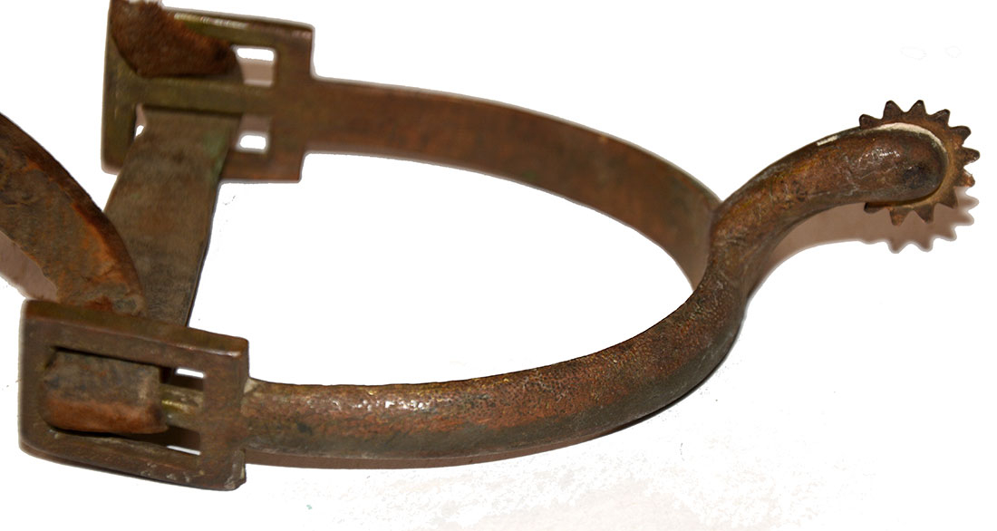 PAIR OF M1859 CAVALRY SPURS WITH STRAPS FROM LEE’S HEADQUARTER’S ...