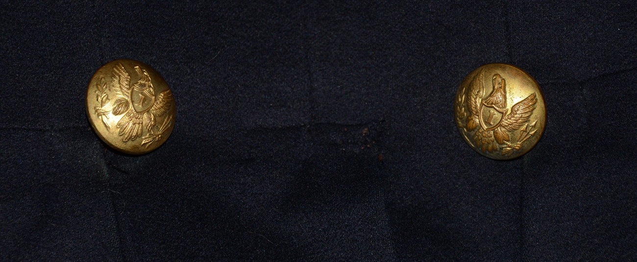 MINTY IDENTIFIED CIVIL WAR REGULATION UNION INFANTRY CAPTAIN’S FROCK ...