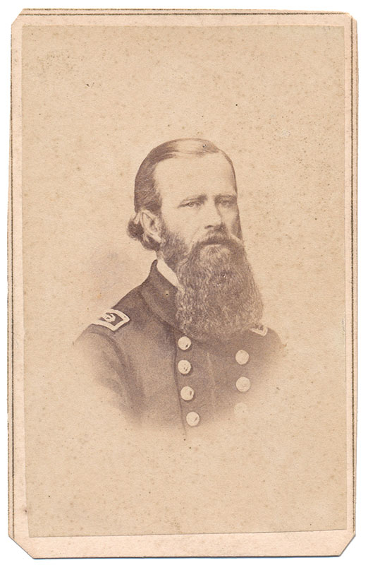 LITHOGRAPHED CDV OF THE COMMANDER OF THE USS MONITOR – JOHN WORDEN ...