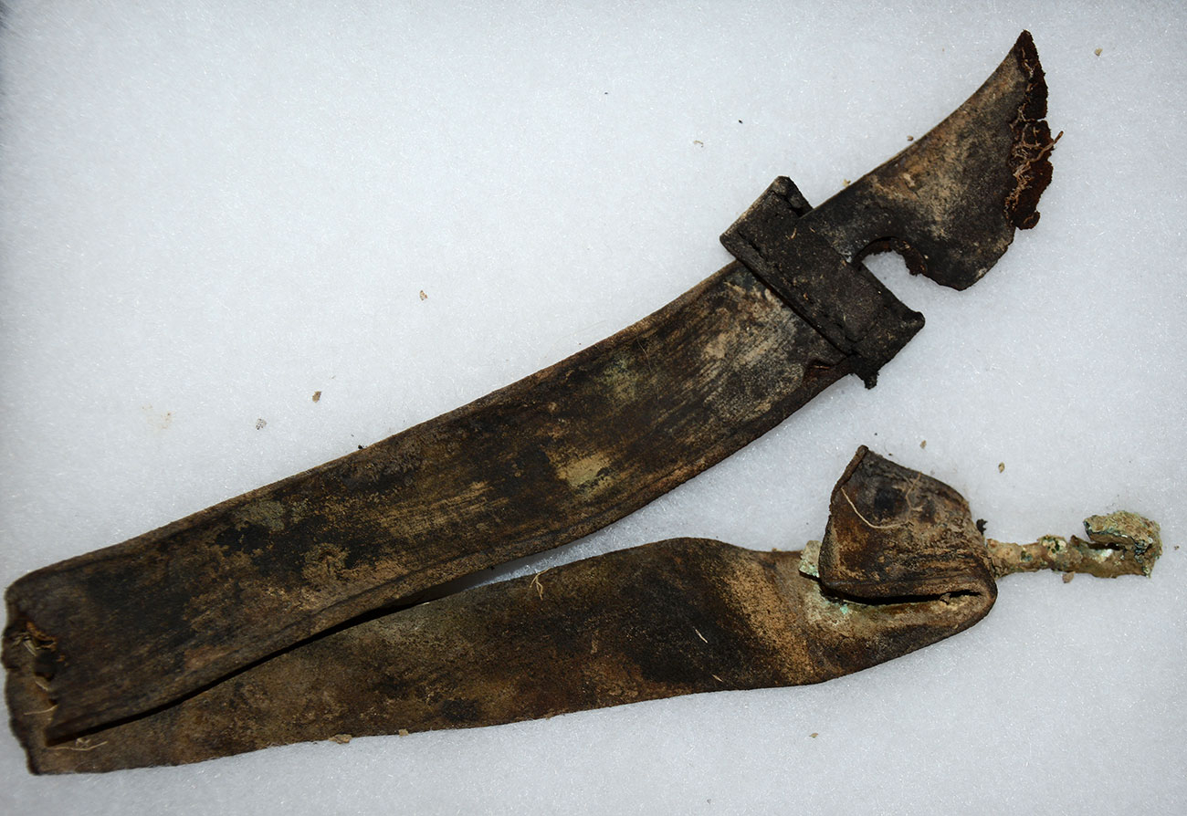 PORTION OF MUSKET SLING FROM FORT PEMBINA, S.D. — Horse Soldier