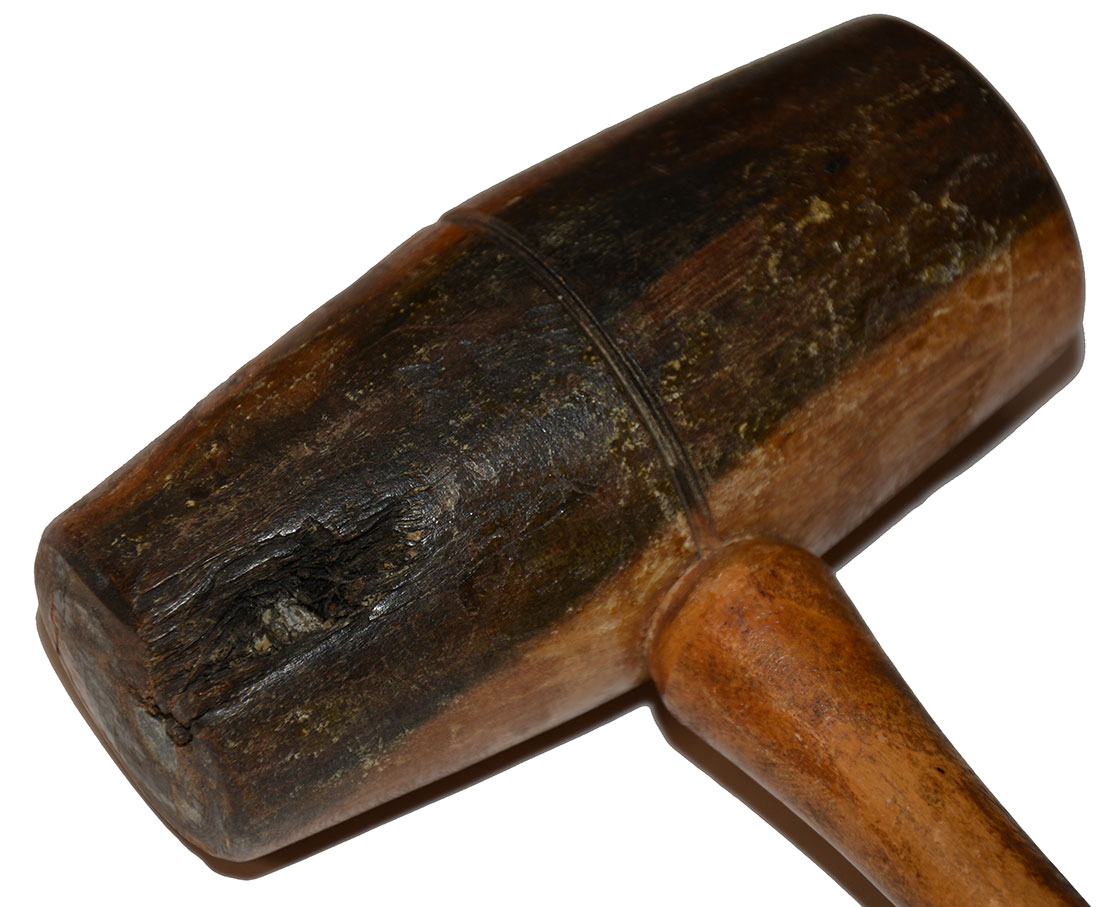 WOODEN MALLET MADE FROM A BULLET IN WOOD FROM DEVIL’S DEN – LEE’S ...