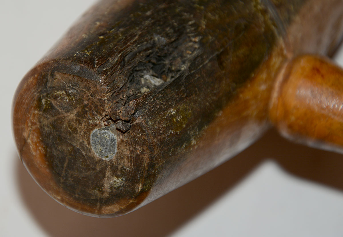 WOODEN MALLET MADE FROM A BULLET IN WOOD FROM DEVIL’S DEN – LEE’S ...