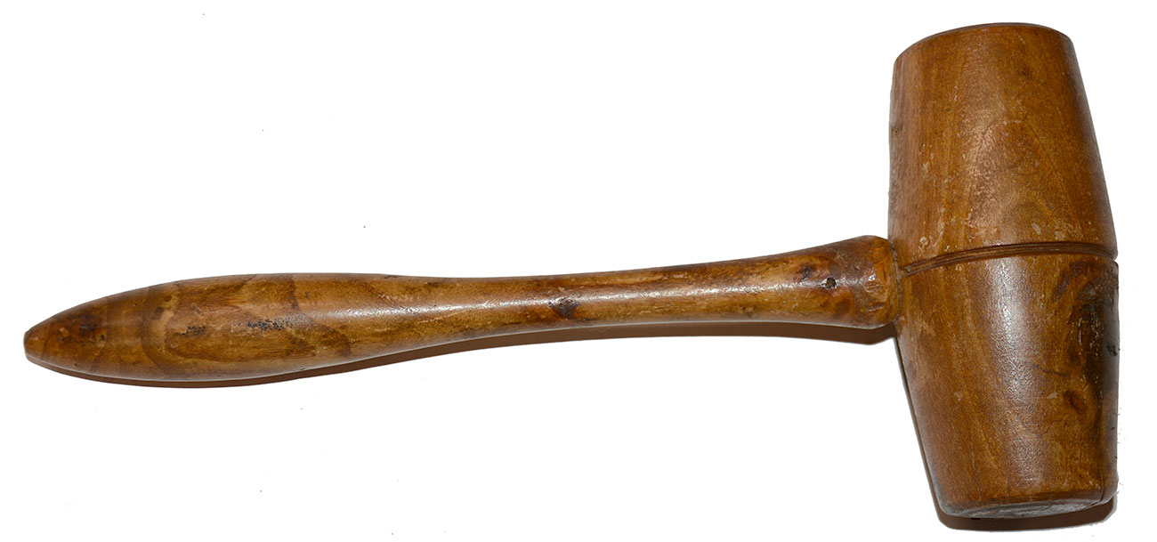 WOODEN MALLET MADE FROM A BULLET IN WOOD FROM DEVIL’S DEN – LEE’S ...