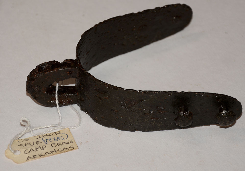 CONFEDERATE TEXAS CAVALRY IRON SPUR — Horse Soldier