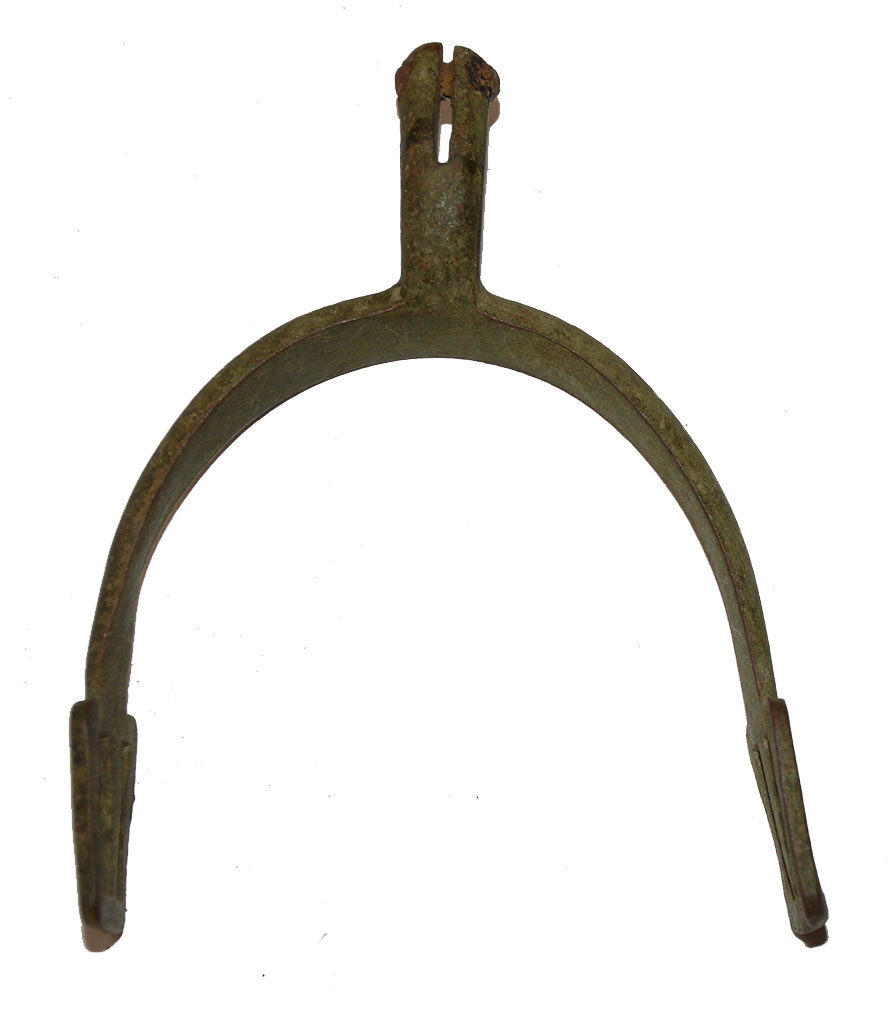 ALLEGHENY ARSENAL MARKED M1859 CAVALRY SPUR FROM WILDERNESS — Horse Soldier