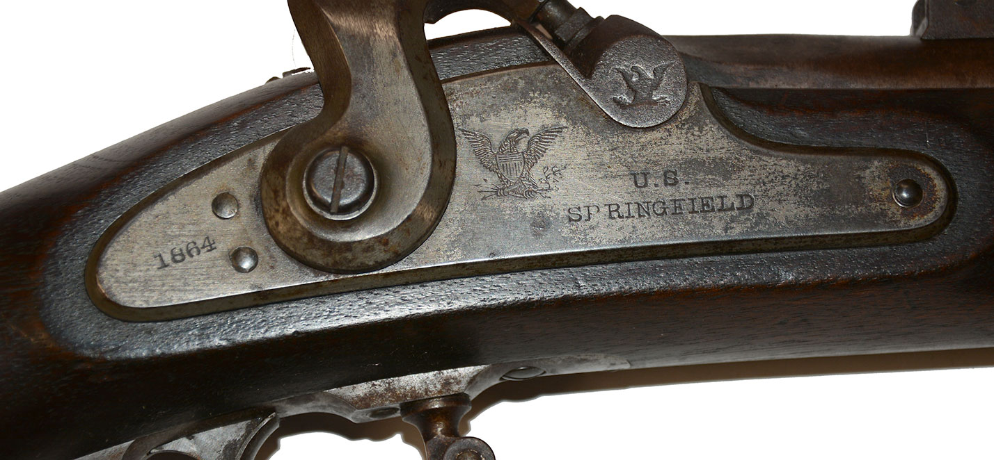 1864 DATED SPRINGFIELD M1863 TYPE-2 RIFLE MUSKET: AKA MODEL 1864: CLEAR ...