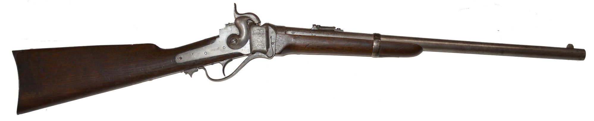 CONFEDERATE “CAPTURED AND COLLECTED” “Q’ MARKED NEW MODEL 1863 SHARPS ...