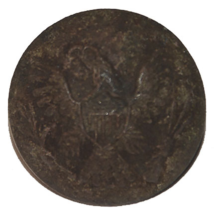 US GENERAL SERVICE EAGLE COAT BUTTON RECOVERED AT 3RD CORPS HOSPITAL ...