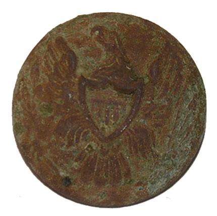 US GENERAL SERVICE EAGLE COAT BUTTON RECOVERED AT 3RD CORPS HOSPITAL ...