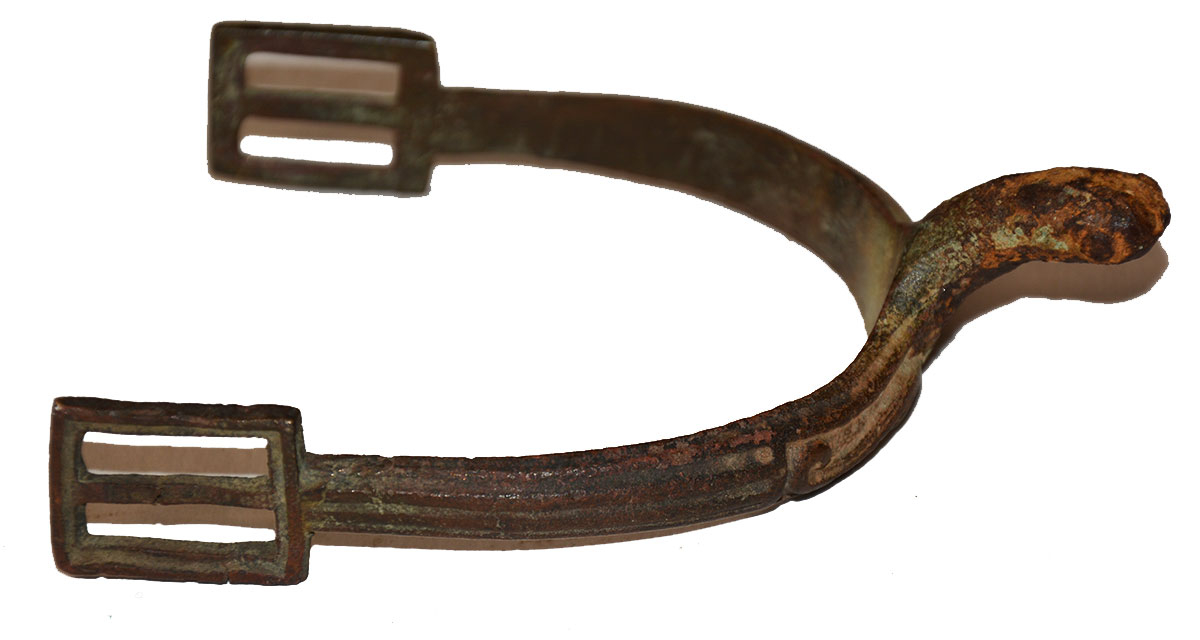 U.S. CIVIL WAR OFFICER'S SPUR – RUMMEL FARM, EAST CAVALRY FIELD ...
