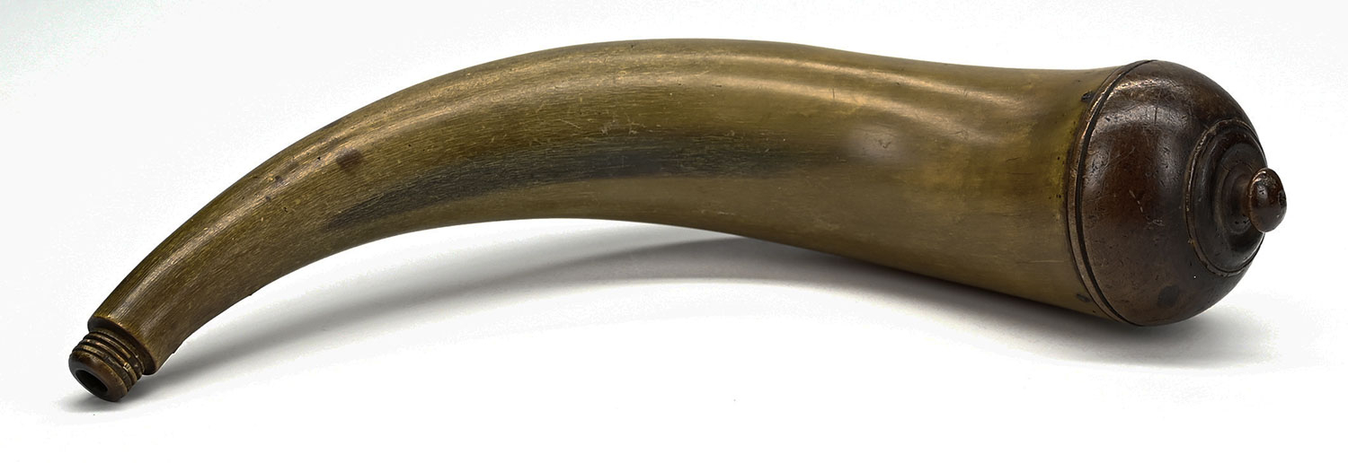 PENNSYLVANIA BERKS COUNTY SCREW TIP POWDER HORN — Horse Soldier