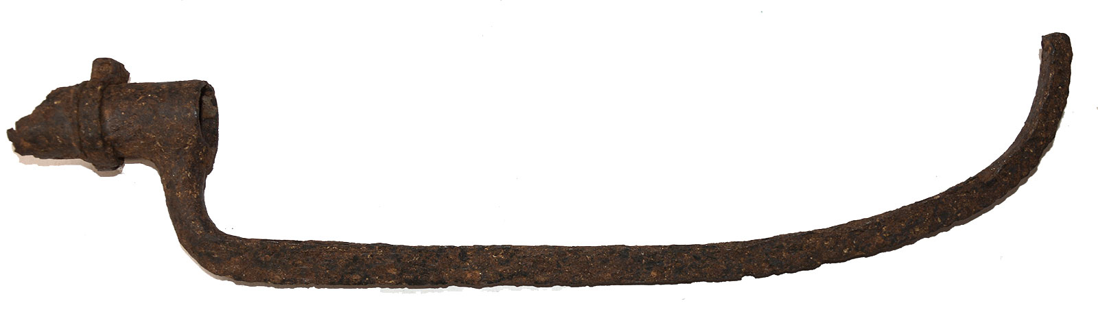 CONFEDERATE “3-SQUARE” SOCKET BAYONET MADE INTO POT HOOK – SAYLOR’S ...