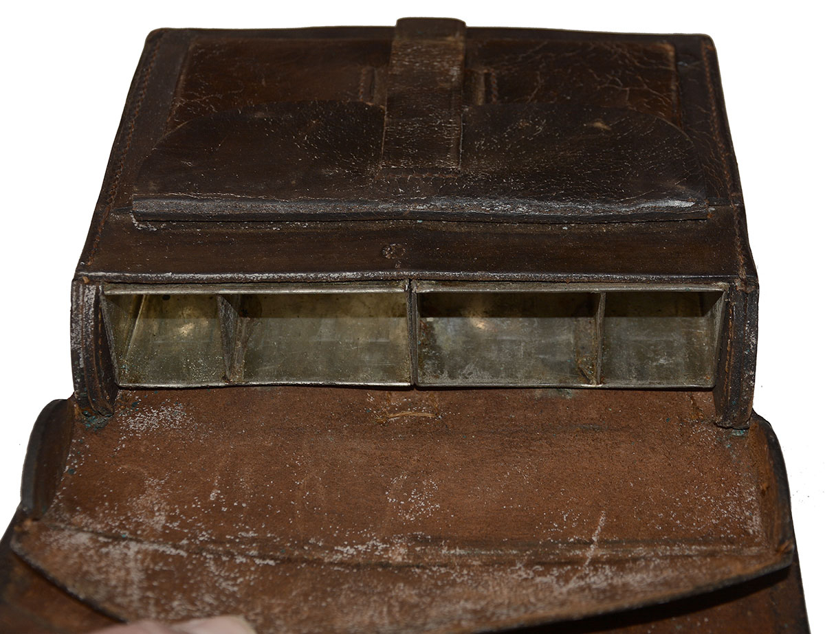 VERY NICE US CIVIL WAR MARCH 1864 PATTERN INFANTRY CARTRIDGE BOX MADE ...