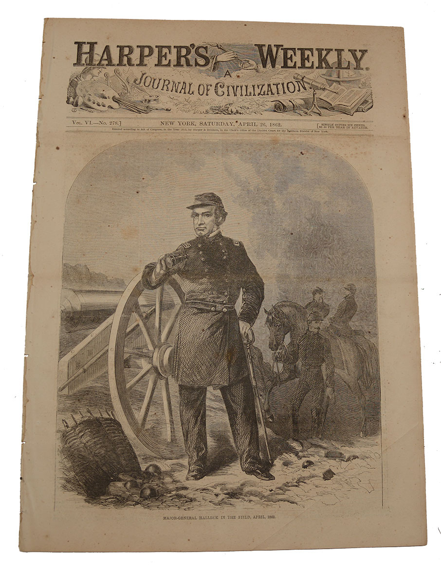 HARPER’S WEEKLY, NEW YORK, APRIL 26, 1862 - SHILOH/ ISLAND NO. 10 ...