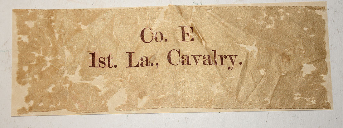 1ST LOUISIANA CAVALRY U.C.V. RIBBON — Horse Soldier