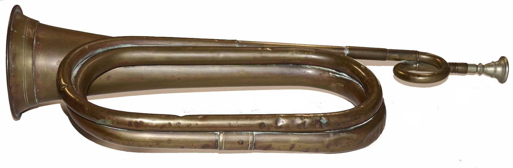 CIVIL WAR ERA BRASS TRUMPET FOR MOUNTED TROOPS — Horse Soldier