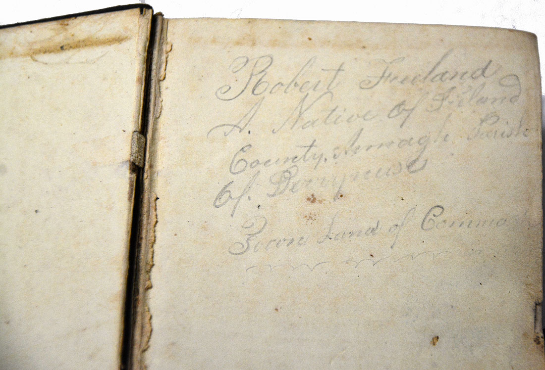 1859 DATED BIBLE INSCRIBED BY ROBERT FREELAND, A PROUD NATIVE OF ...