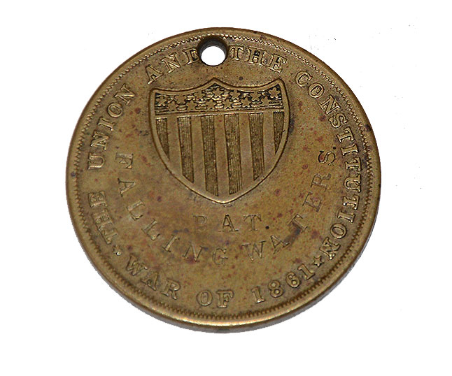 REMARKABLE ID DISC BELONGING TO GETTYSBURG CAMPAIGN COMBAT VETERAN ...
