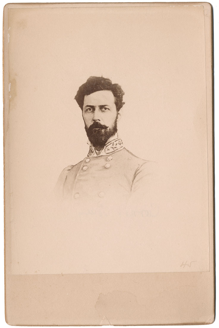 CABINET CARD OF CONFEDERATE GENERAL CARNOT POSEY — Horse Soldier