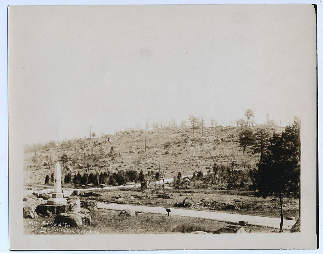 EARLY TIPTON GETTYSBURG PHOTOGRAPH – VALLEY OF DEATH WITH TROLLEY LINES ...