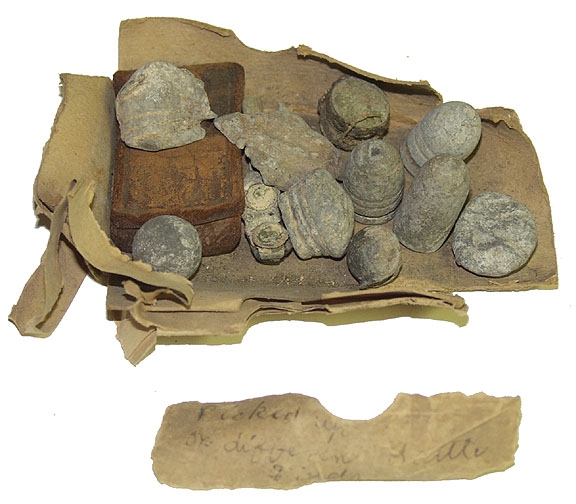 BULLETS & RELICS FROM DIFFERENT BATTLEFIELDS — Horse Soldier