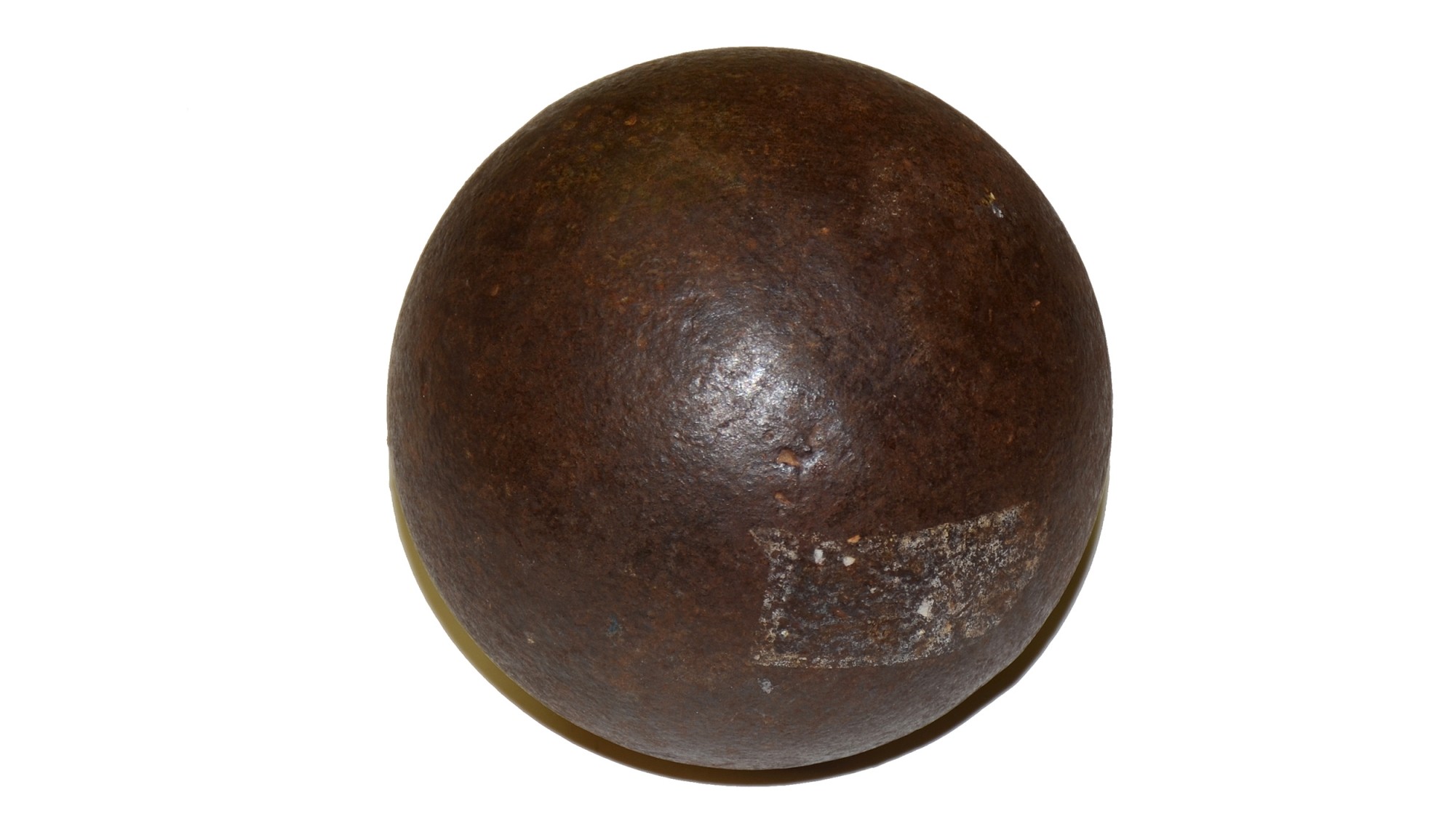 CS 4.52" 12 POUND SOLID SHOT FROM THE SHIELDS GETTYSBURG MUSEUM — Horse ...