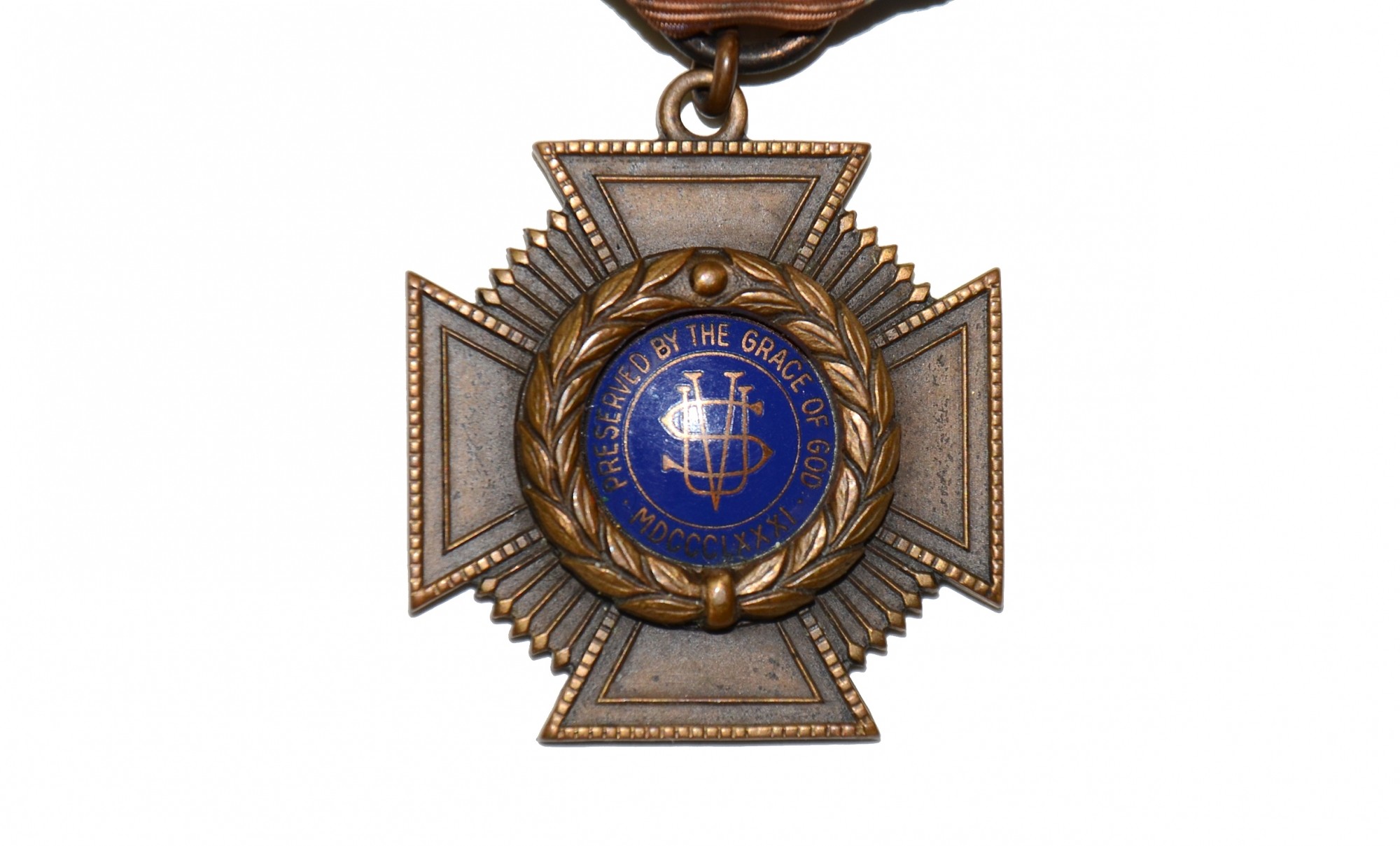1881 SONS OF UNION VETERANS WAR SERVICE MEDAL — Horse Soldier