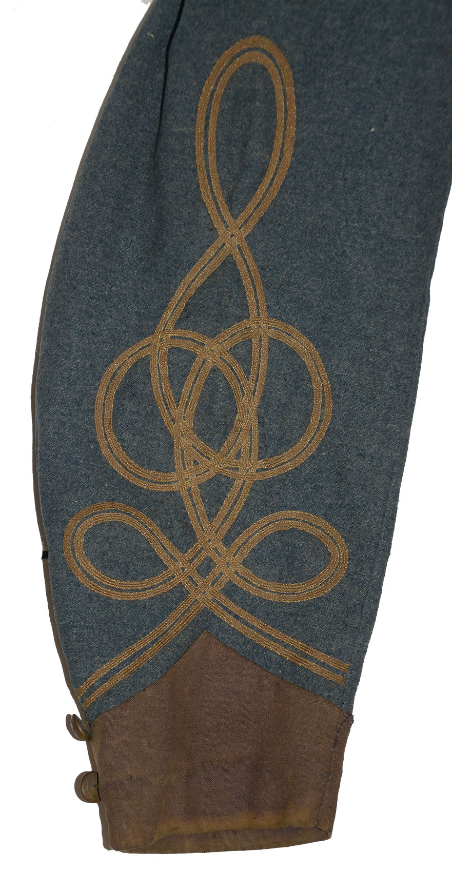 IDENTIFIED CONFEDERATE CAPTAIN’S FROCK COAT OF CAPT. ANDREW J. EHEART ...