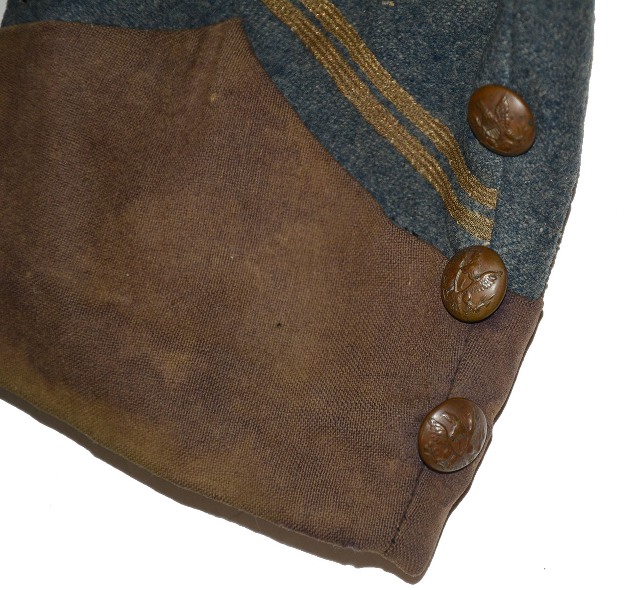 IDENTIFIED CONFEDERATE CAPTAIN’S FROCK COAT OF CAPT. ANDREW J. EHEART ...