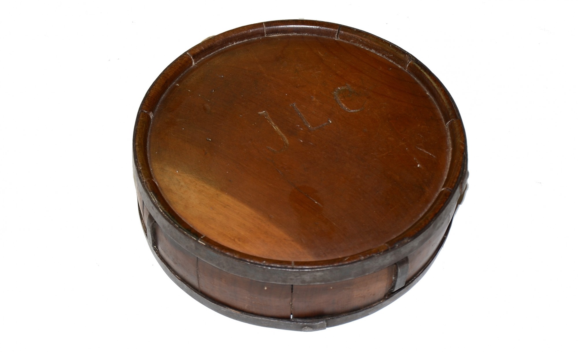 CAPTURED CONFEDERATE WOOD DRUM CANTEEN ID’D TO SGT. RICHARD WHITMOYER ...