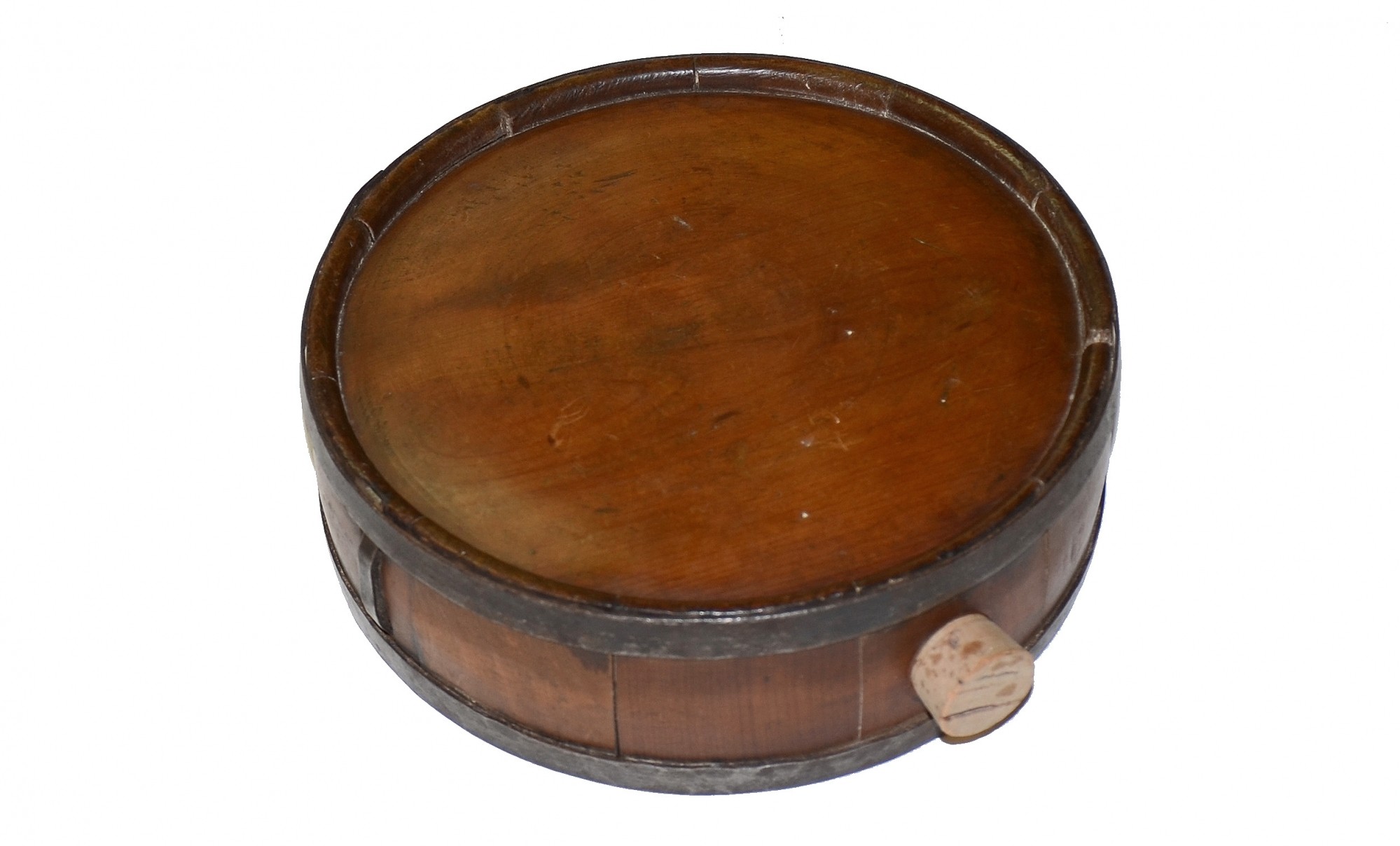 CAPTURED CONFEDERATE WOOD DRUM CANTEEN ID’D TO SGT. RICHARD WHITMOYER ...