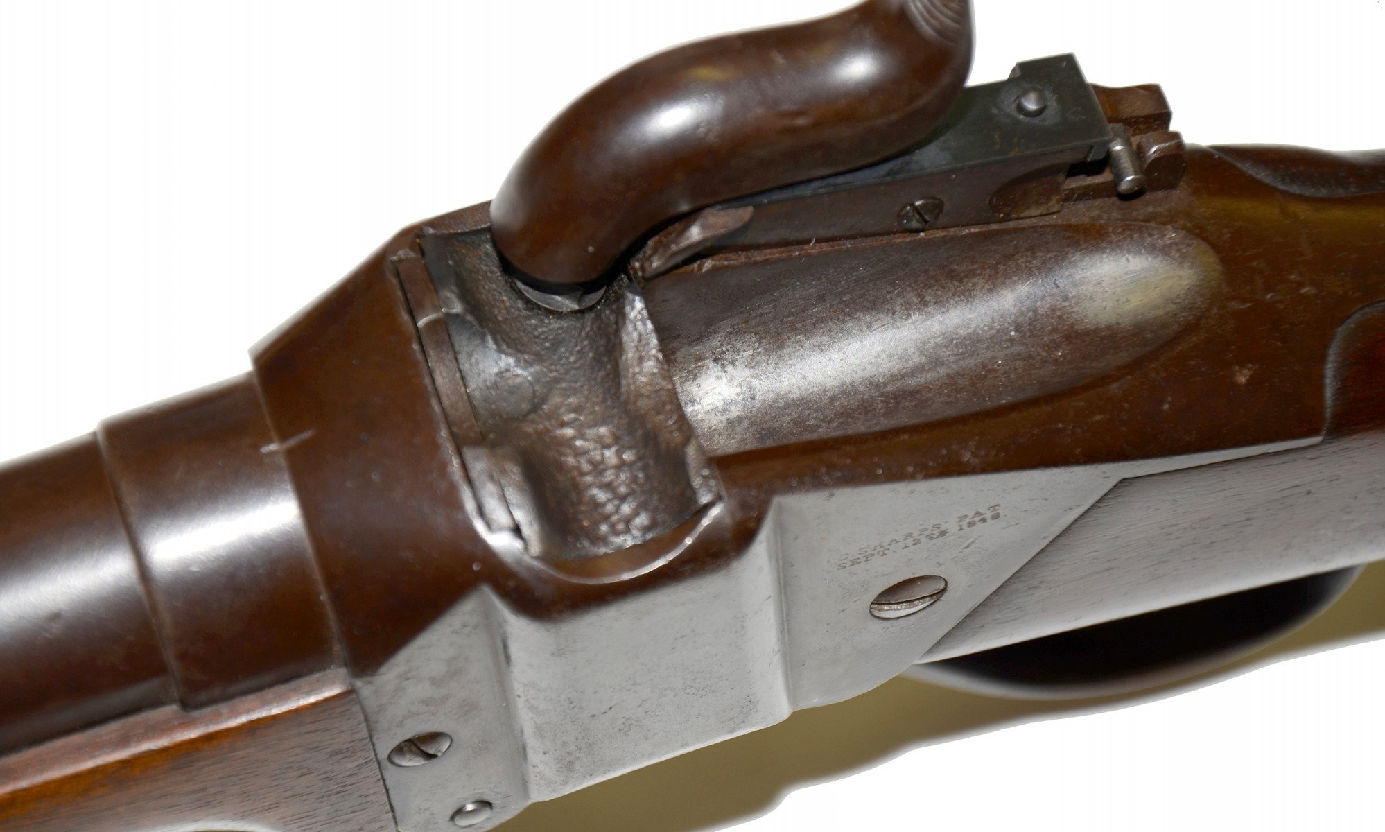 SHARPS NEW MODEL 1859 PERCUSSION, STRAIGHT-BREECH RIFLE — Horse Soldier